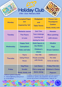 Fielding Primary School & Nursery - February Holiday Club
